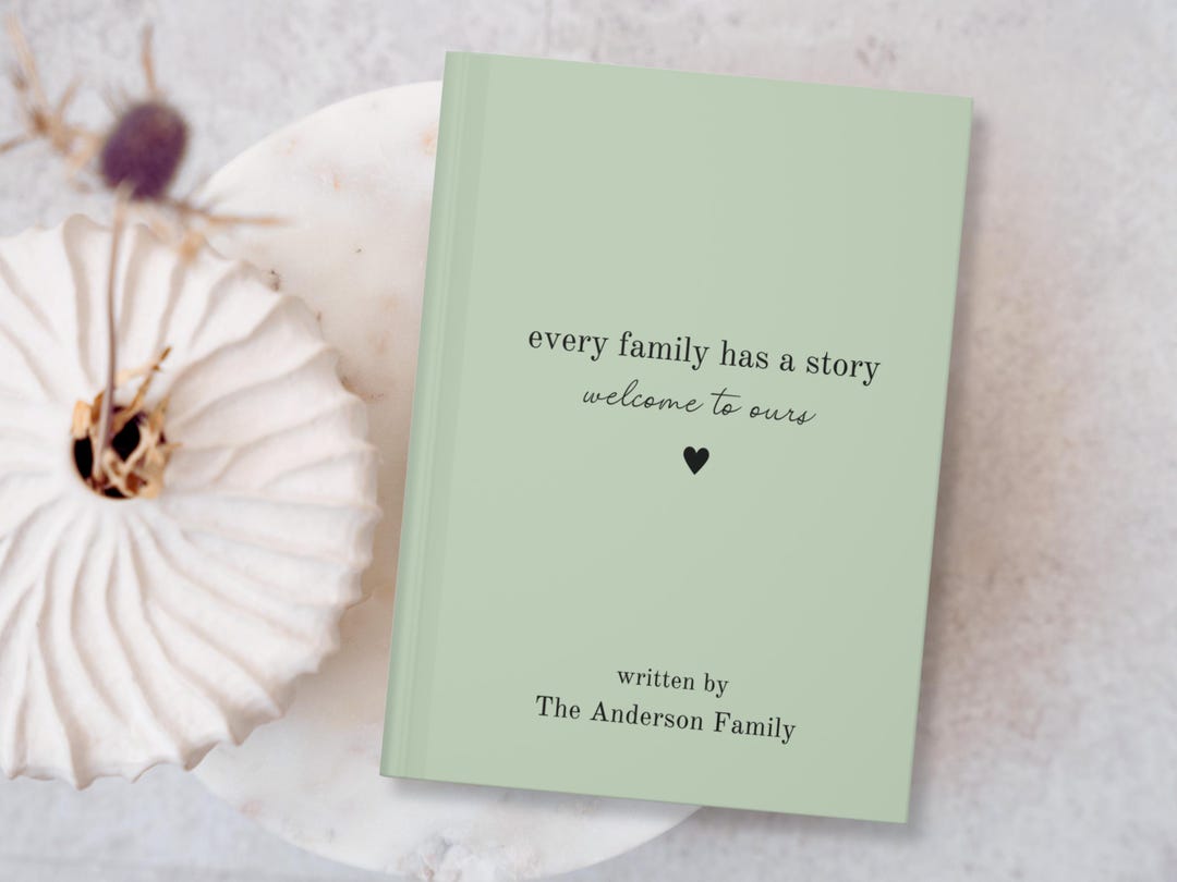 Family Memory Keepsake Journal, Family History Book, Housewarming Gift ...