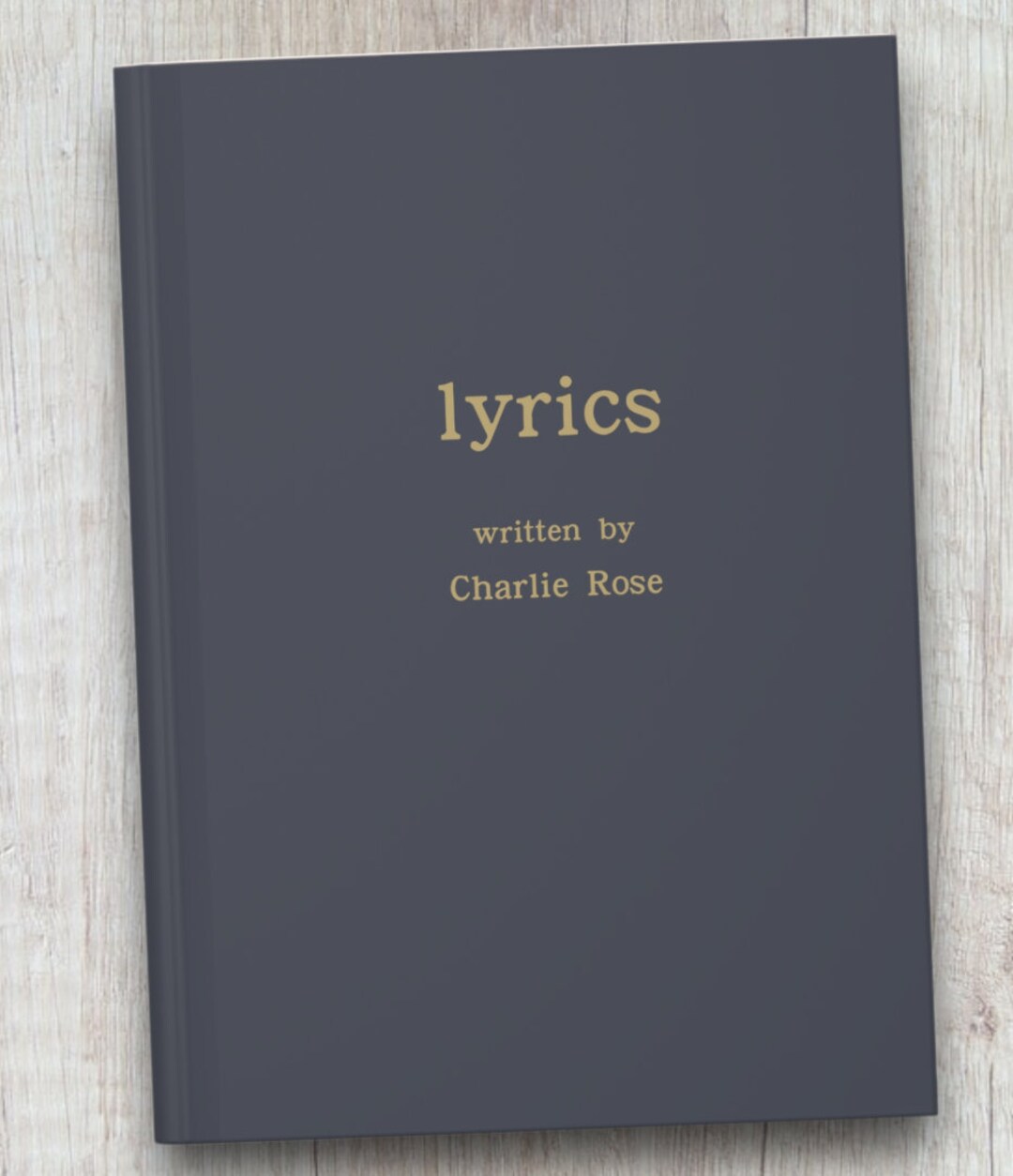 The Songwriter Journal, Gift for Singers, Custom Songwriters Notebook ...