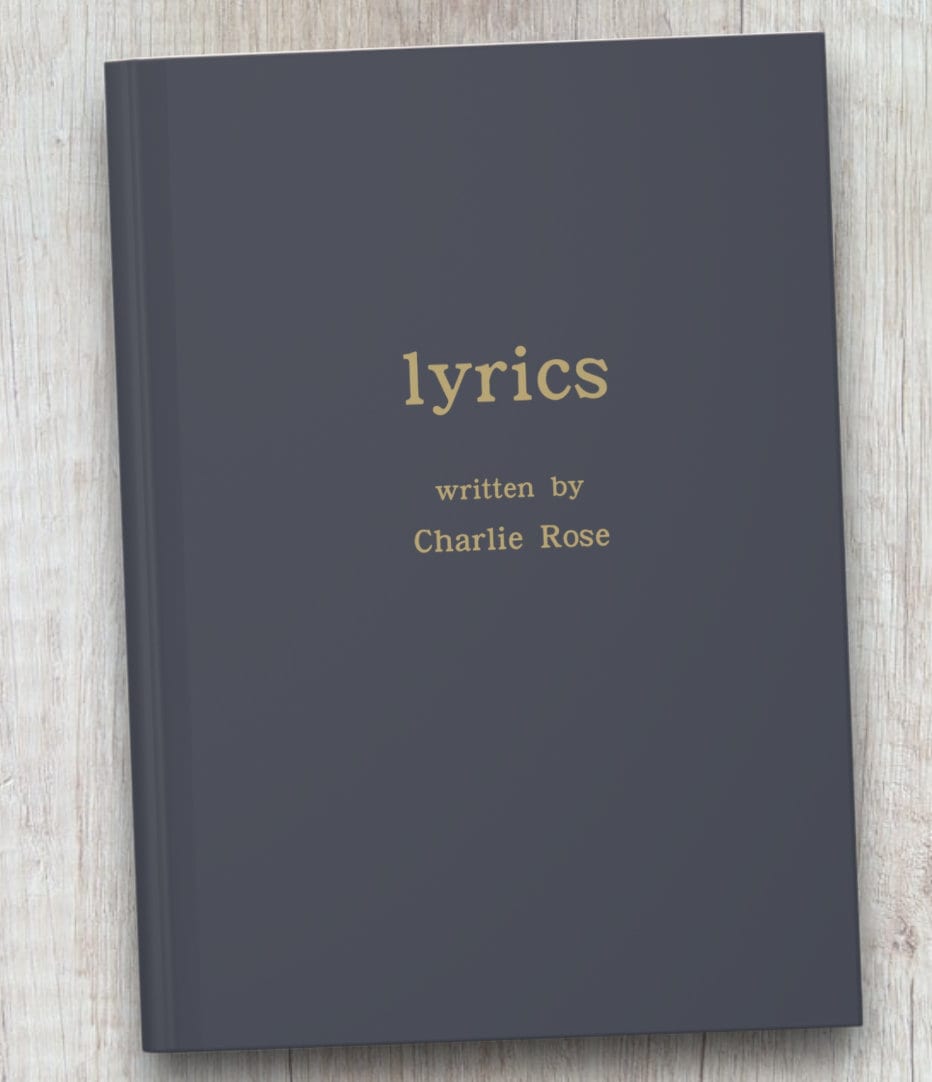 The Songwriter Journal, Gift for Singers, Custom Songwriters Notebook ...