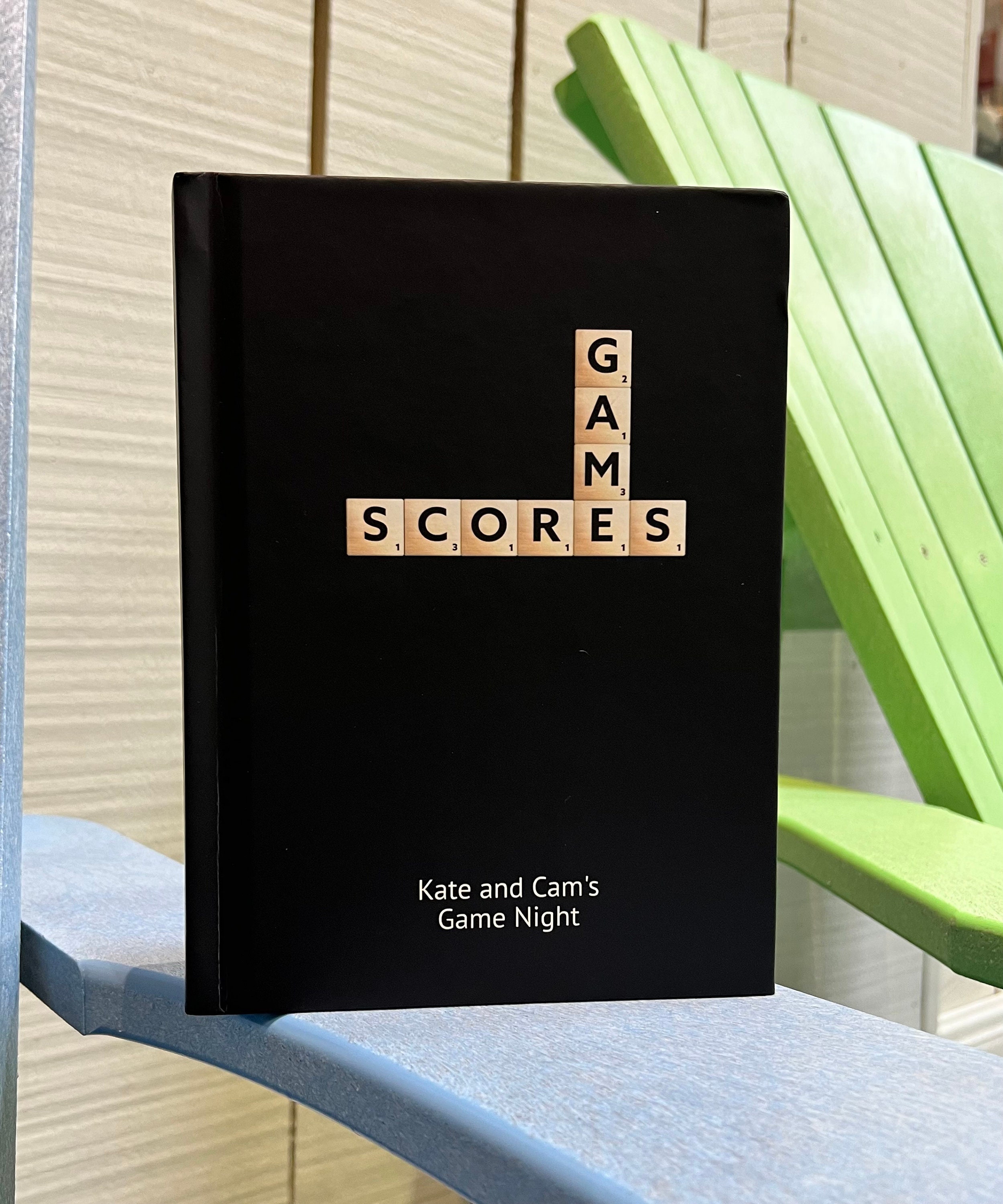 Game Score Book Custom Playing Cards Scorebook Family Board Game Night ...