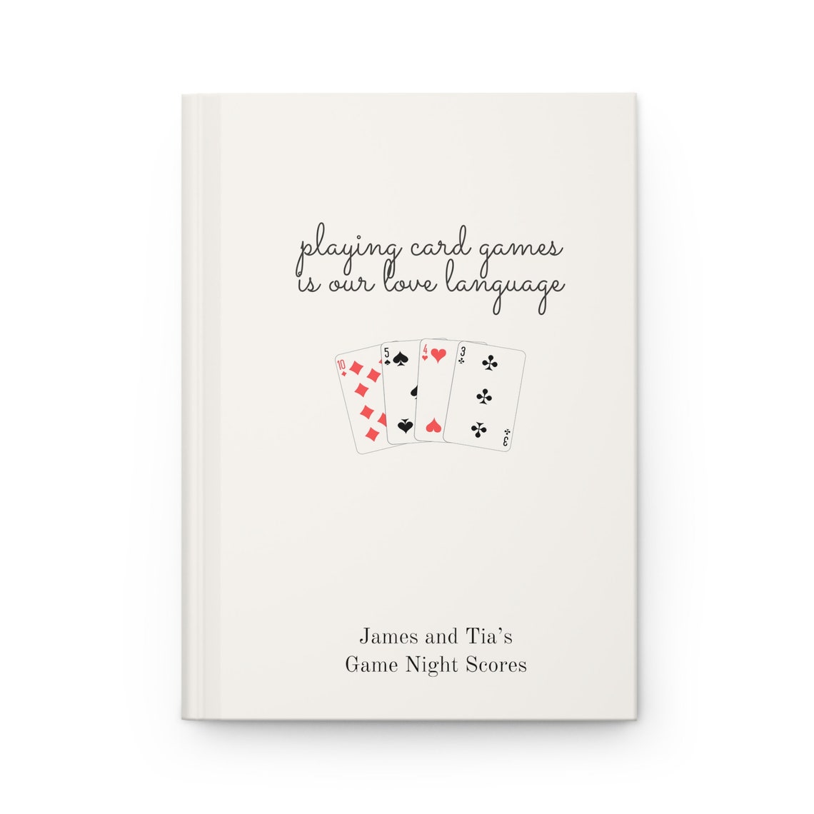 Personalized Card Game Gifts, Game Night Score Book, Couples Date Night ...