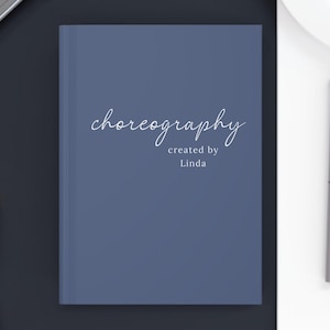 Choreography Journal, Dance Notebook, Dance Teacher Gift, Dance Team ...