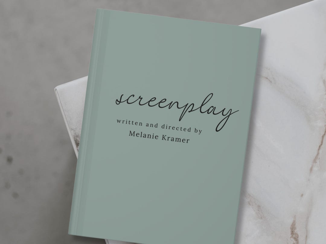 Screenplay Writer Journal, Director Notebook, Gift for Producer ...