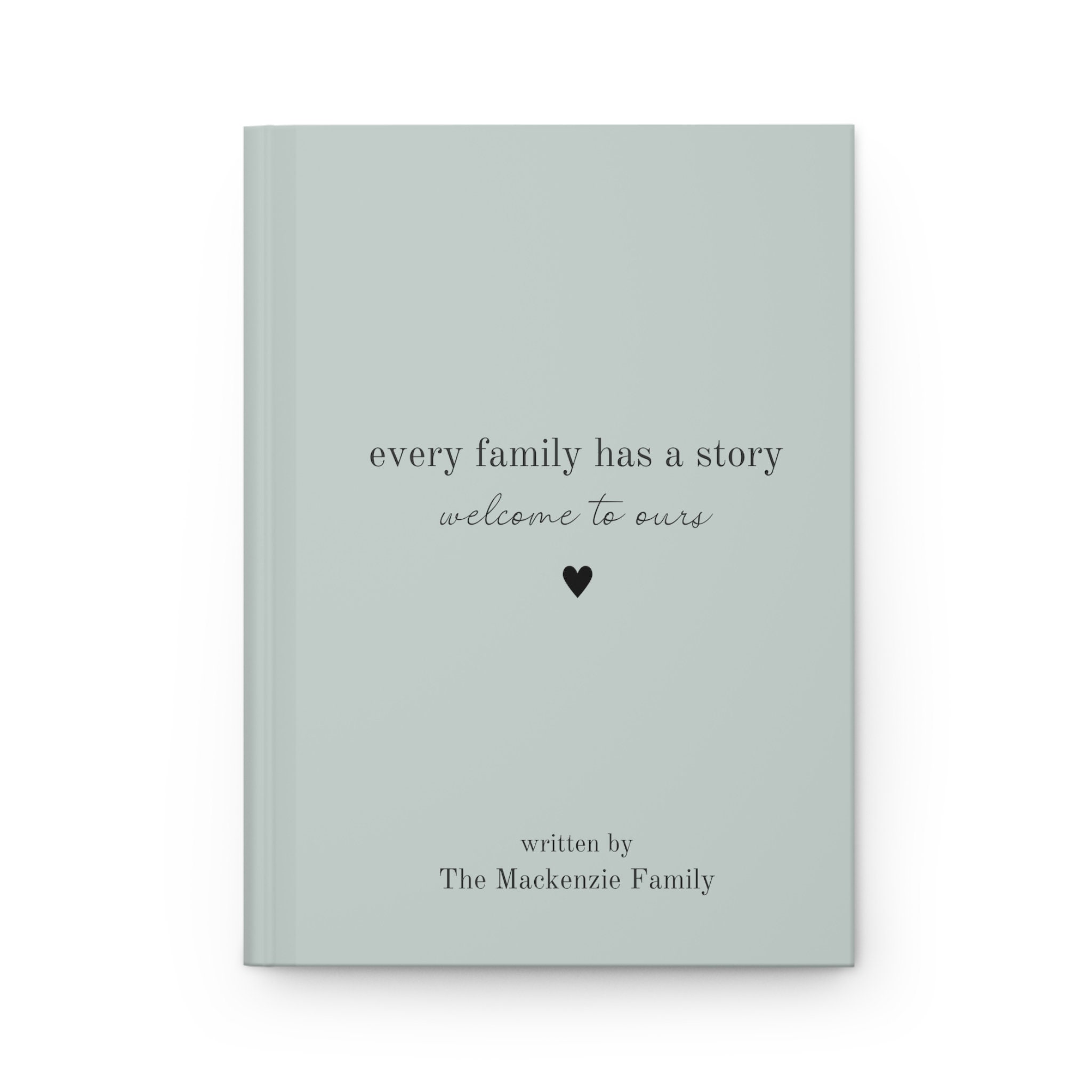 Family Memory Keepsake Journal, Family History Book, Housewarming Gift ...