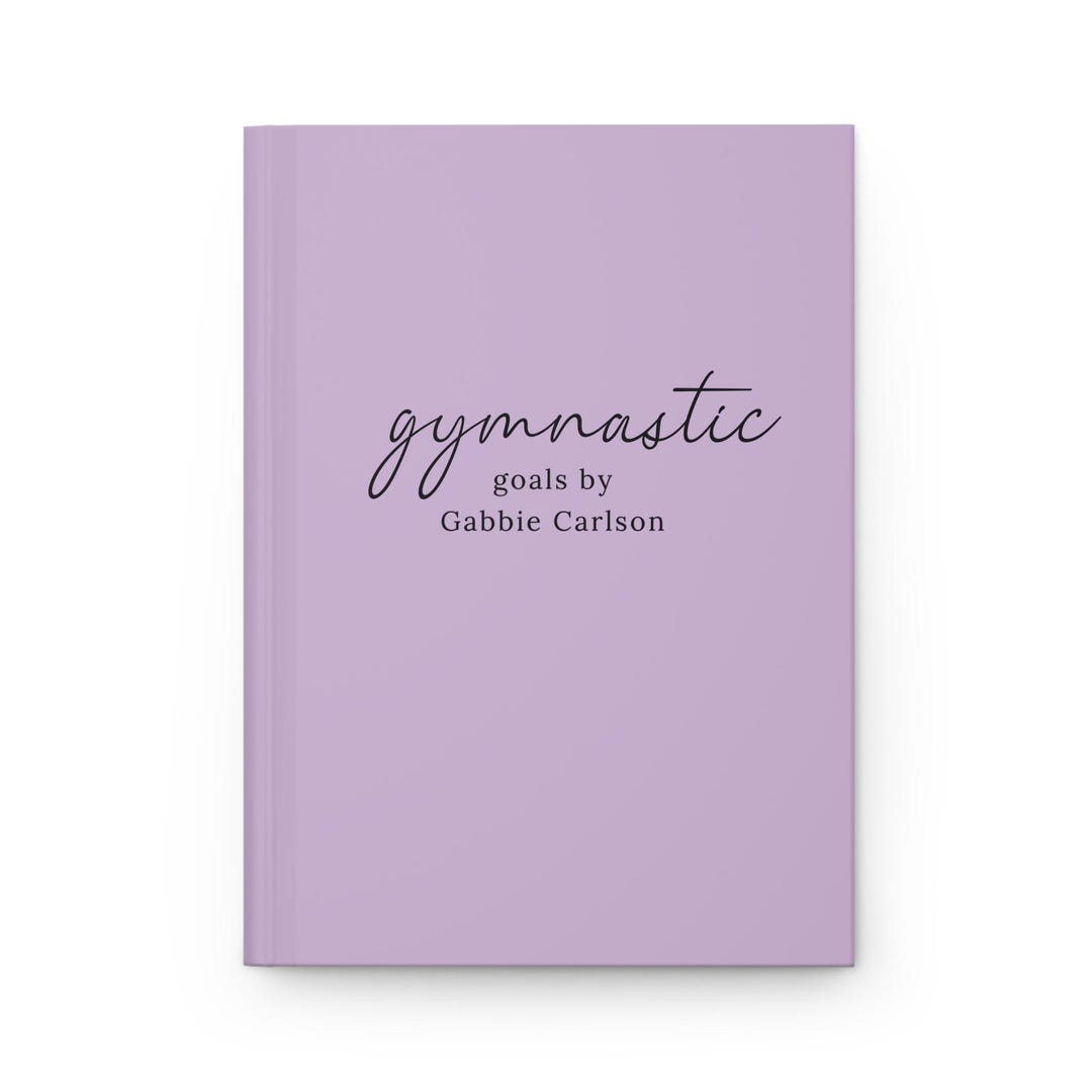 Gymnast Journal, Custom Gymnastics Gift, Vault Floor Bars Beam ...