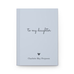Letters to My Daughter Journal, Mother-daughter Memory Book, Custom ...