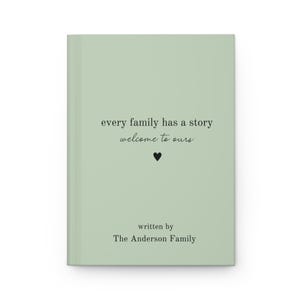 Family Memory Keepsake Journal, Family History Book, Housewarming Gift ...