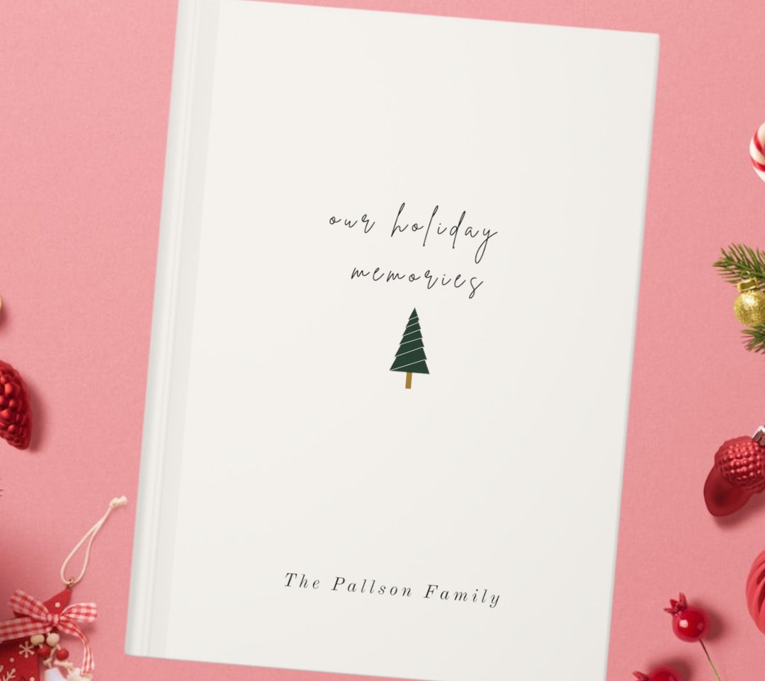 Family Christmas Making Memories, Personalized Name Notebook, Family ...