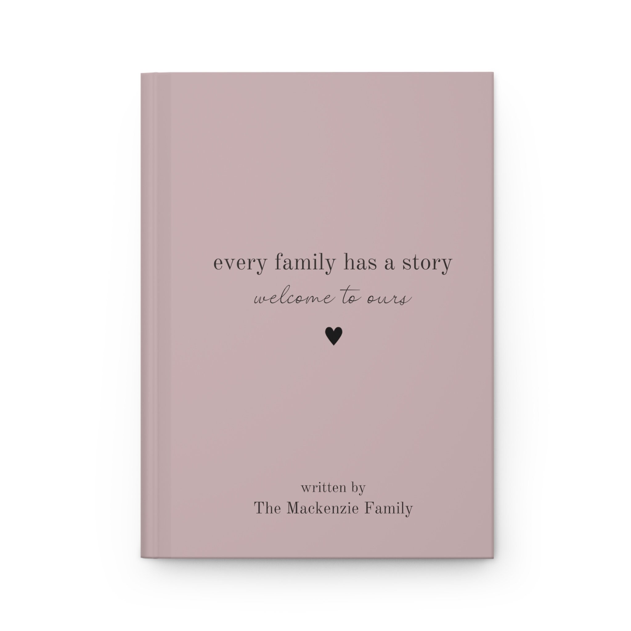 Family Memory Keepsake Journal, Family History Book, Housewarming Gift ...