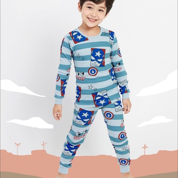 Captain America Pajamas - Etsy