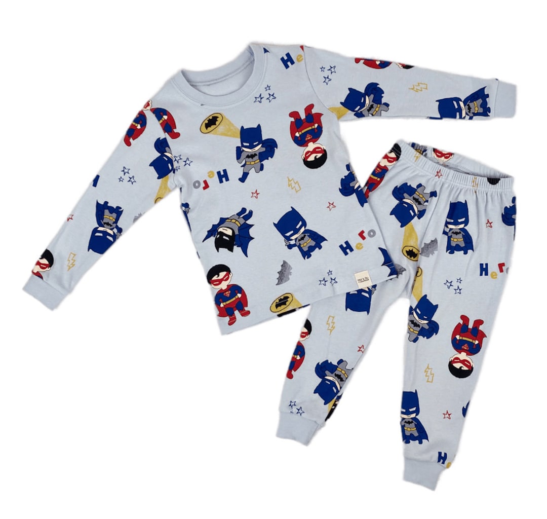 Toddler Pajamas, Batman Pajamas, Kids Pajama Set, Pajama Set for Boys ...
