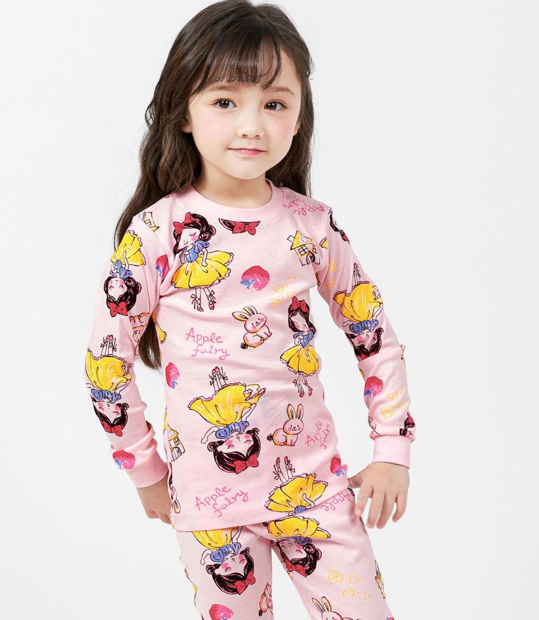 Girls Snow White Princess Pajamas, Snow Fairy Princess, Toddler and ...