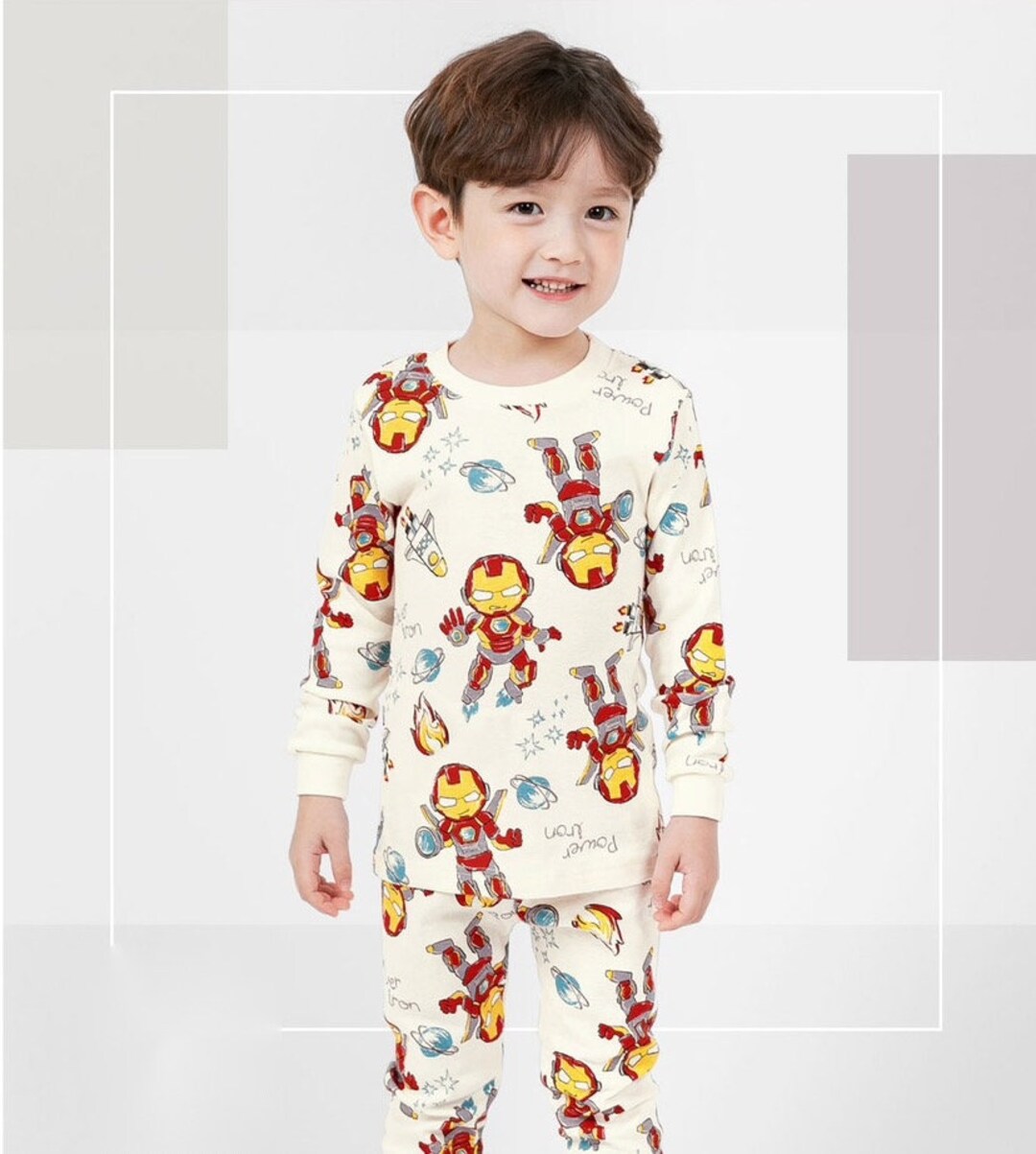 Toddler Pajamas, Iron Man Pajamas, Kids Pajama Set, Pajama Set for Boys ...