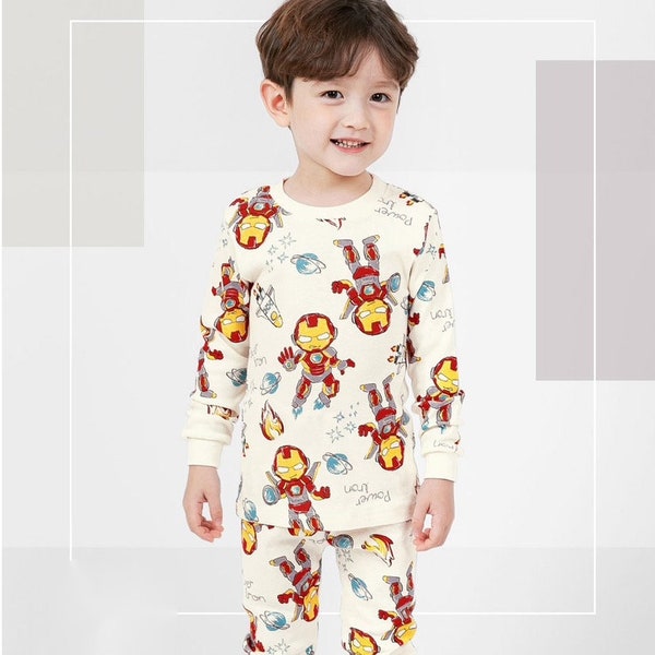 Iron Man Kids Pajamas - Etsy