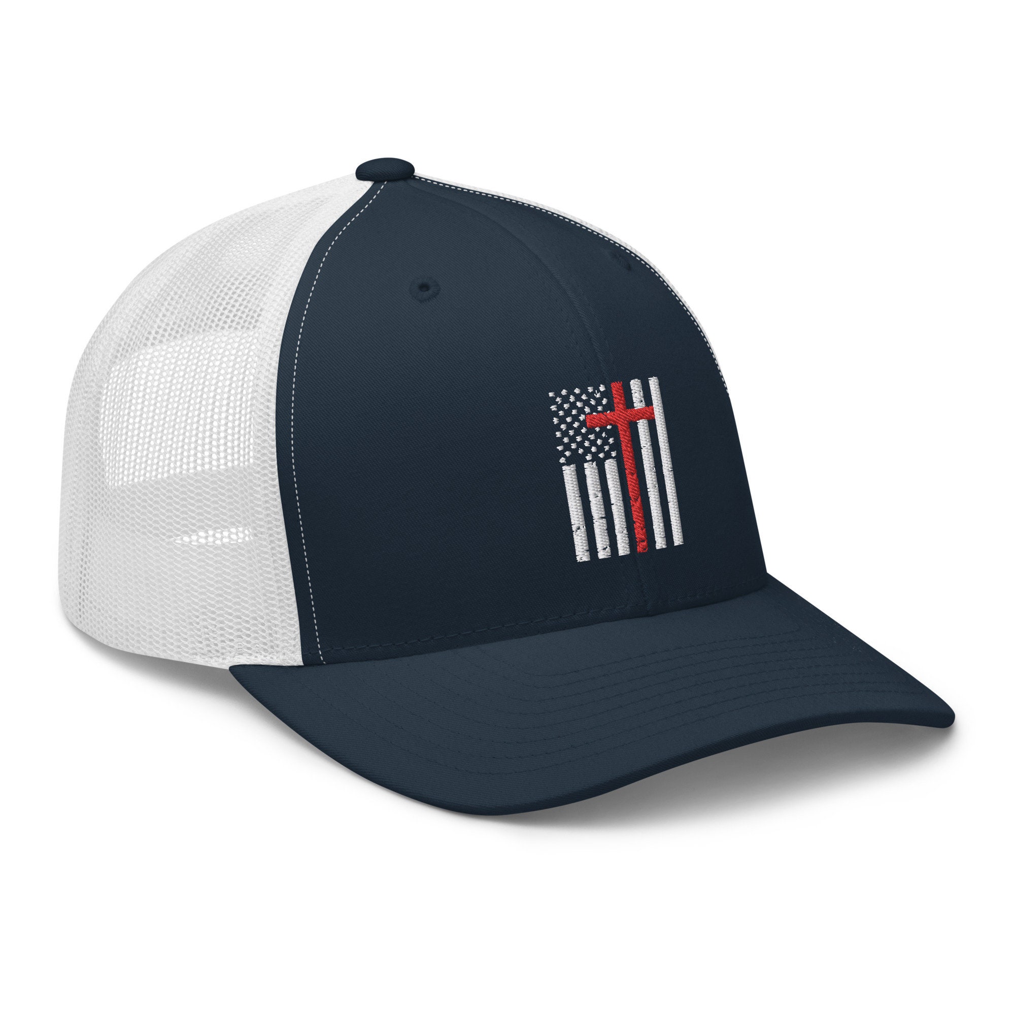 Christian Cross Hat, American Flag Hat, Hat for Men, Hat for Women ...