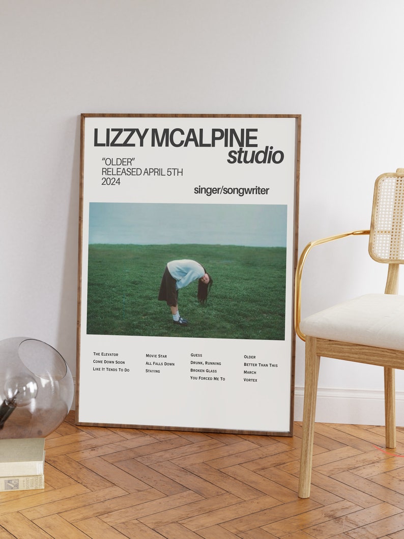 Lizzy Mcalpine Poster Print Older Album Poster Digital Download for ...