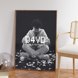 D4vd Poster Davd Digital Poster Print, Petals to Thorns Tour Poster - Etsy