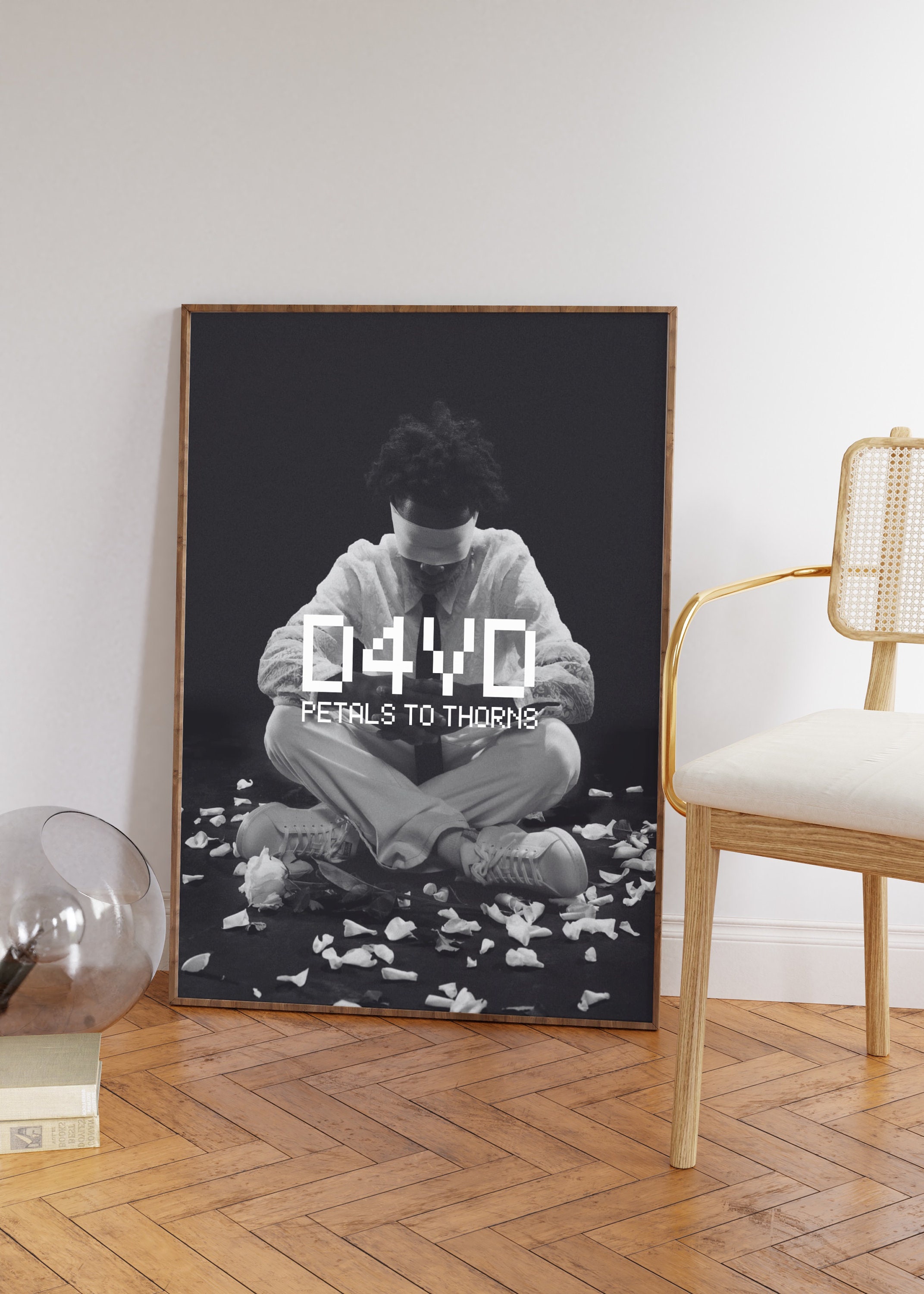 D4vd Poster Davd Digital Poster Print, Petals to Thorns Tour Poster - Etsy