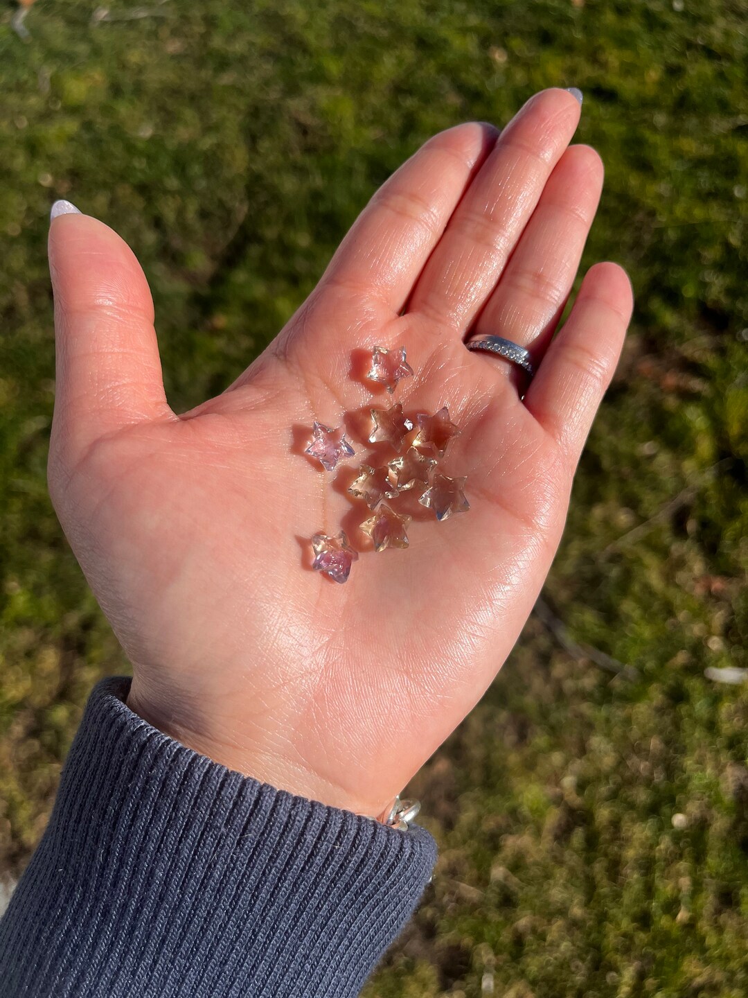 Mini Ametrine Faceted Star Carving - Etsy