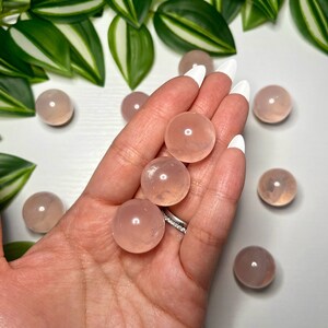 Mini Star Rose Quartz Sphere - Etsy