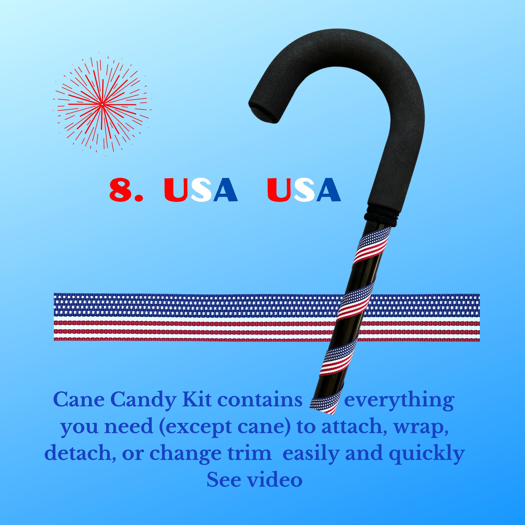 Unique Pattern Cane Decor; Walking Cane Pattern Decor; Walking Cane ...