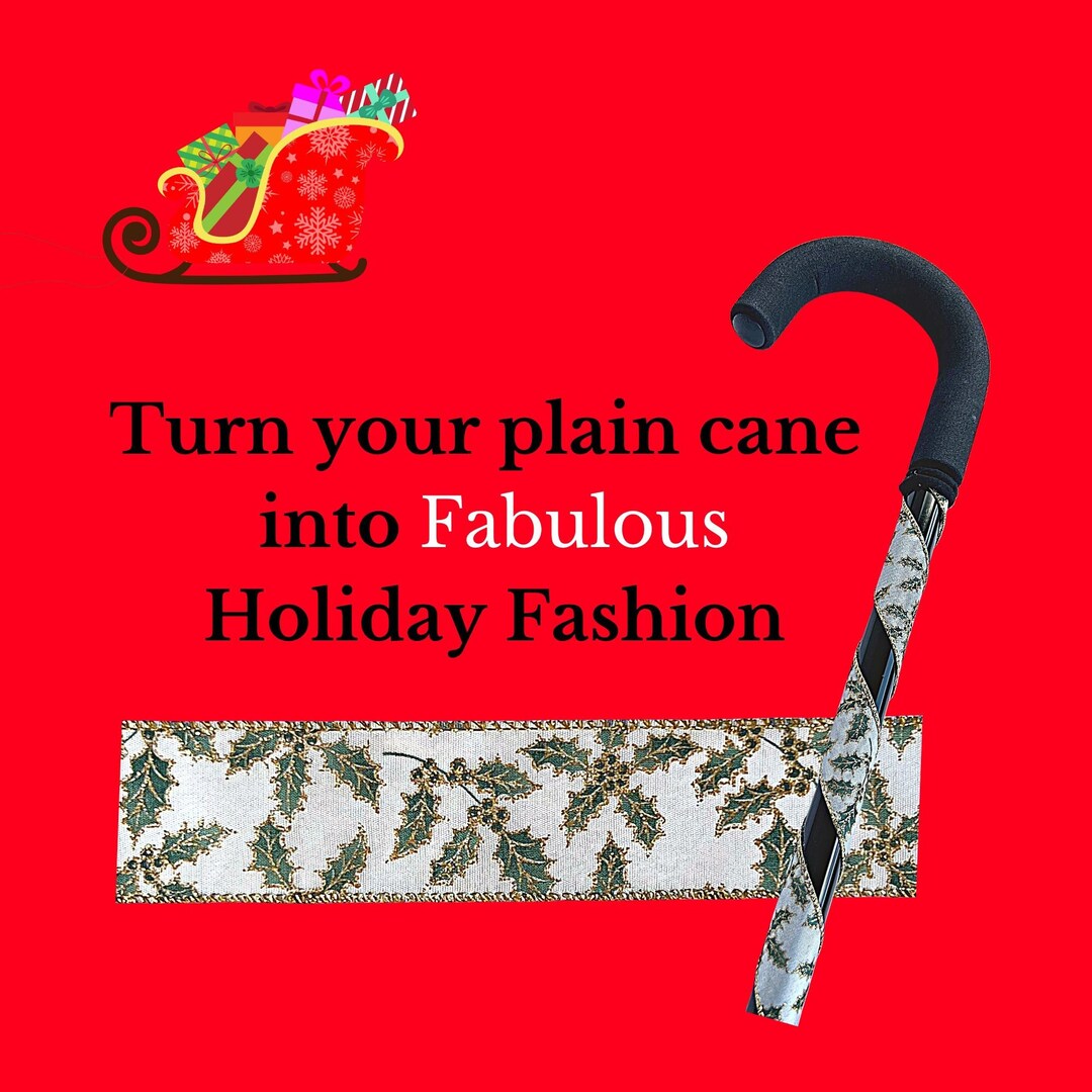 Holiday Cane Decor Kits Customize Your Walking Cane Pretty - Etsy