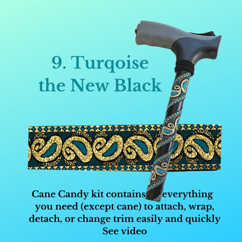 Black Tie Cane Fashion Kits; Walking Cane Fashion Kits; Cane Decoration ...