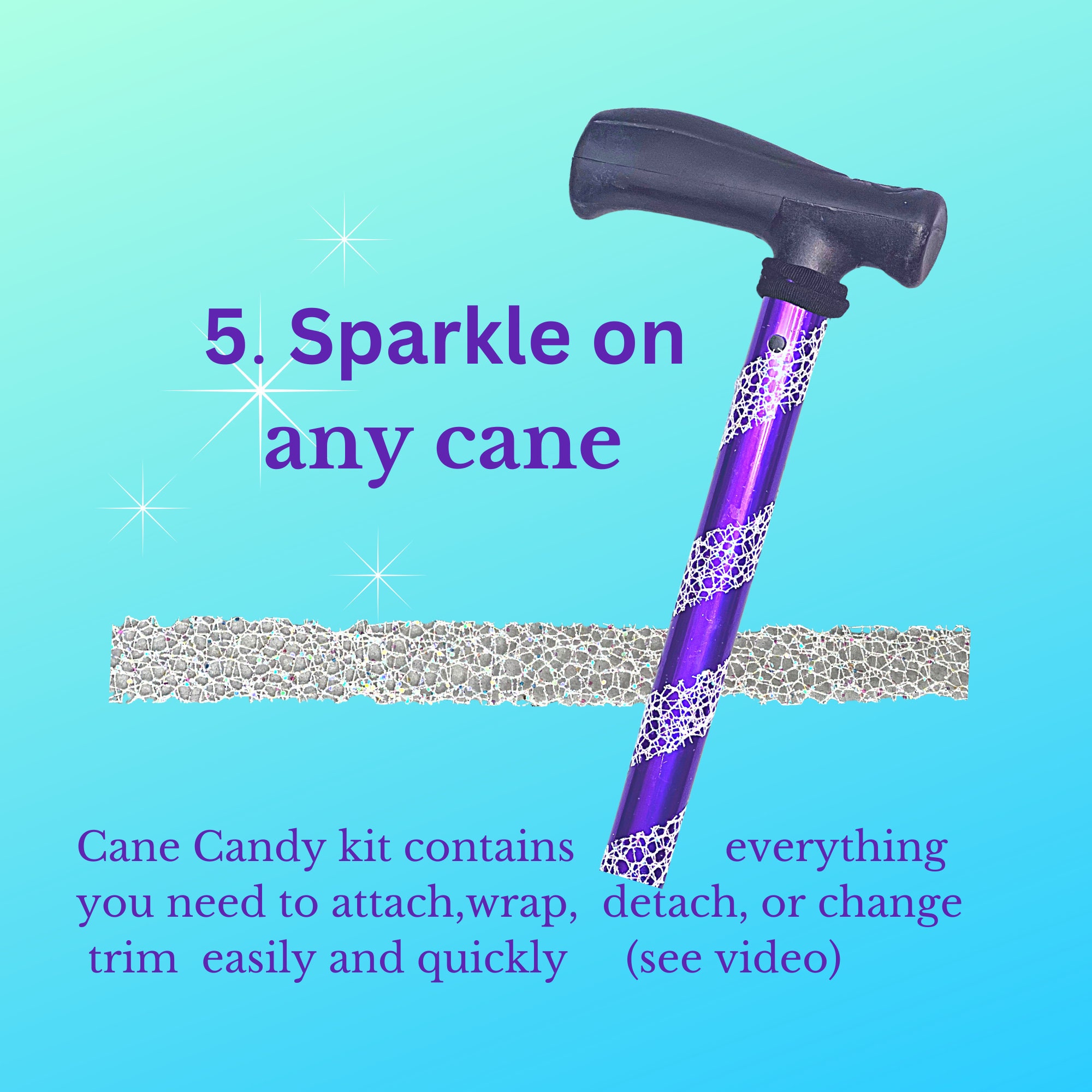 Black Tie Cane Fashion Kits; Walking Cane Fashion Kits; Cane Decoration ...