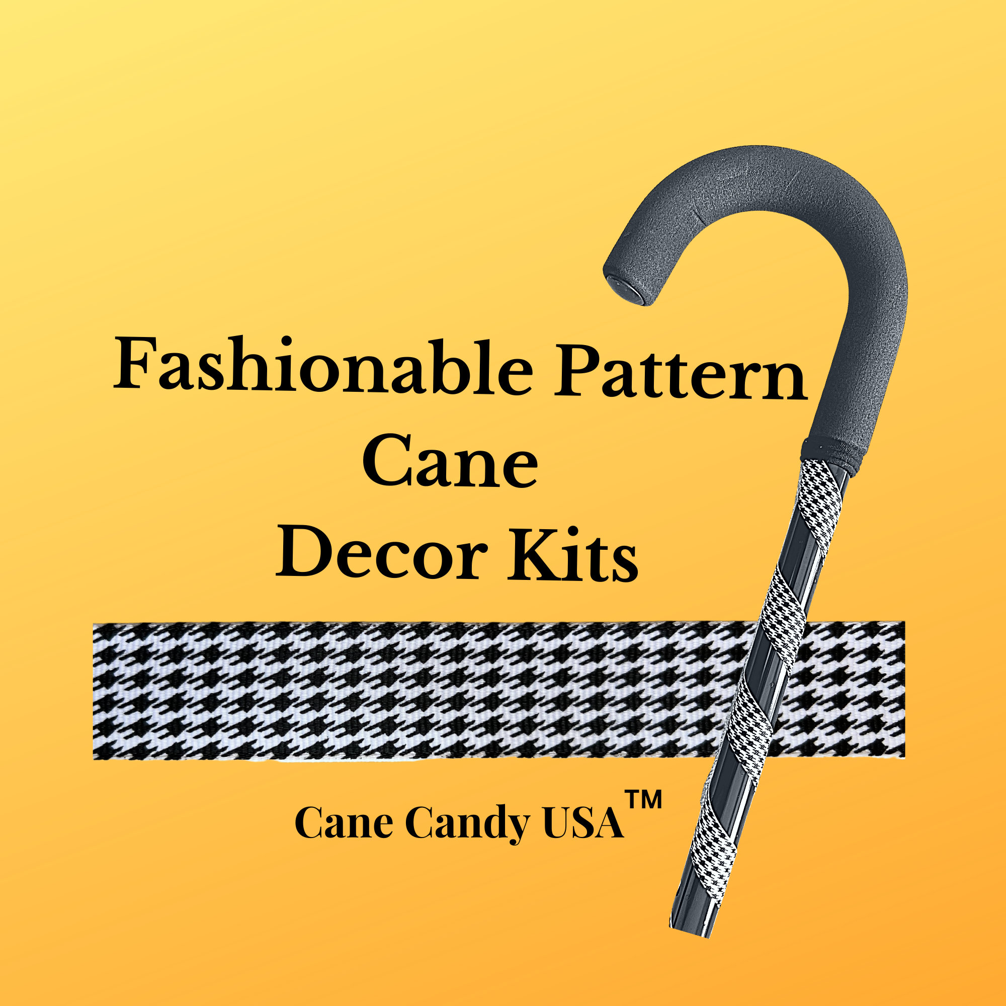 Unique Pattern Cane Decor; Walking Cane Pattern Decor; Walking Cane ...