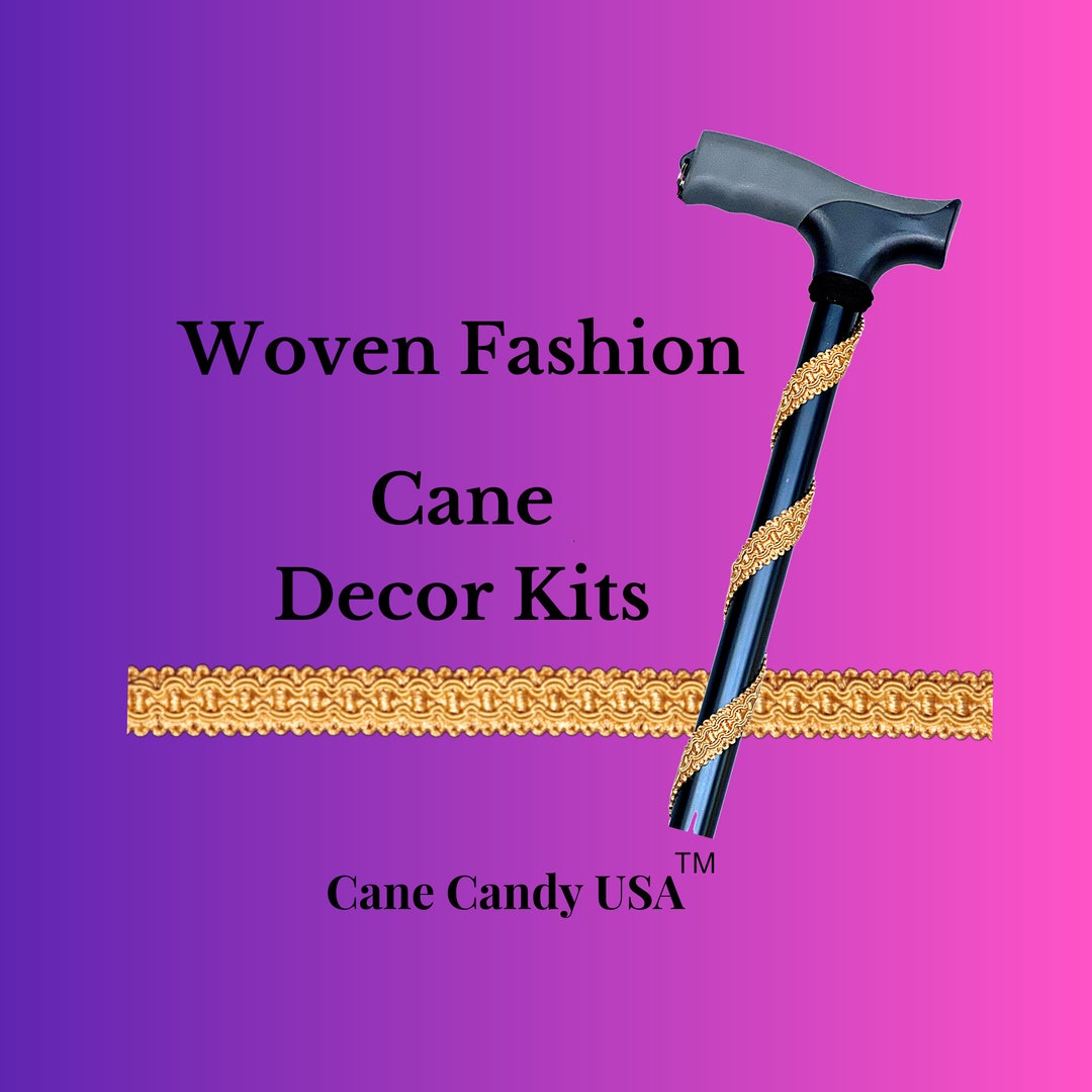 Woven Cane Decor Kits; Walking Cane Fashion Kits; Easy to Use Cane ...