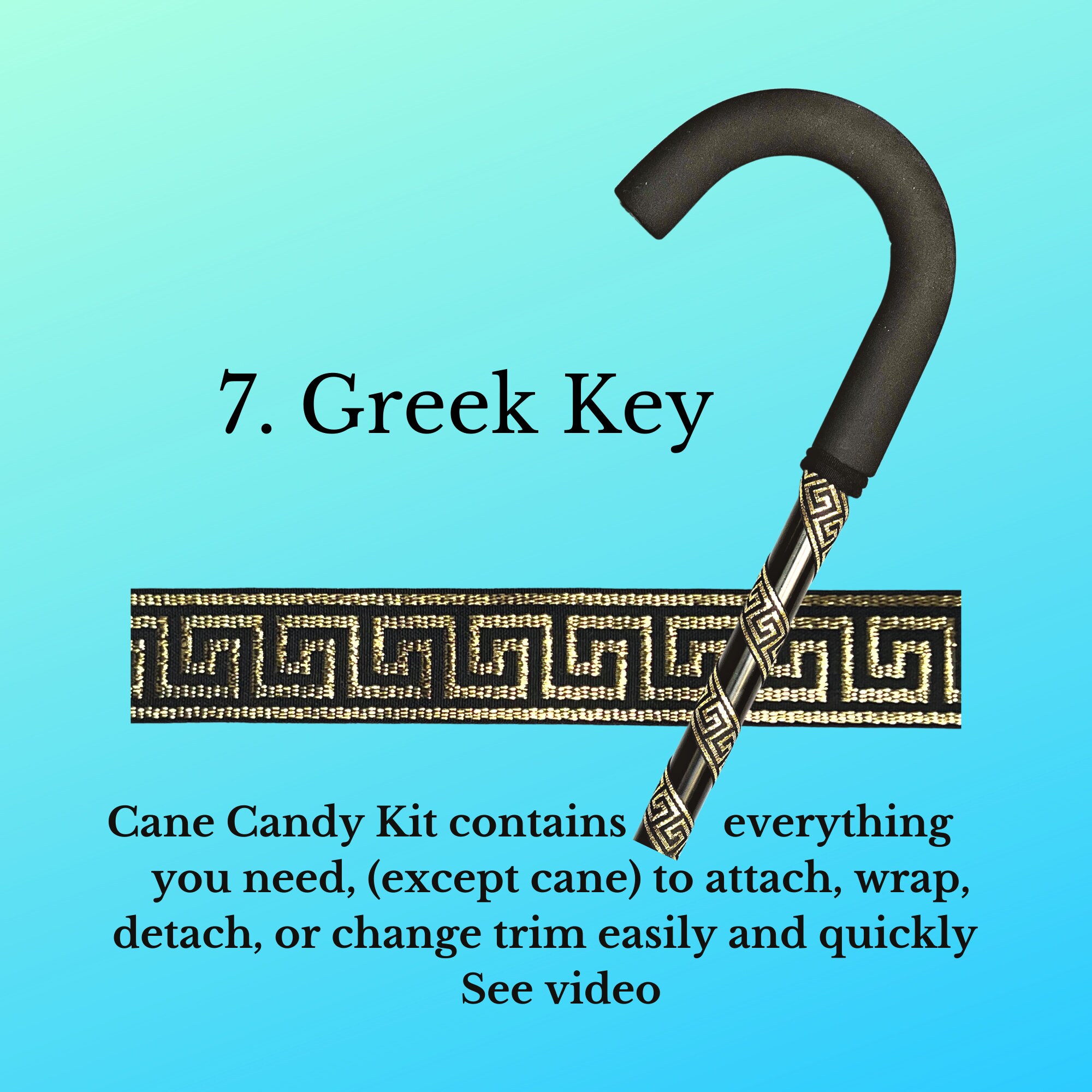 Black Tie Cane Fashion Kits; Walking Cane Fashion Kits; Cane Decoration ...