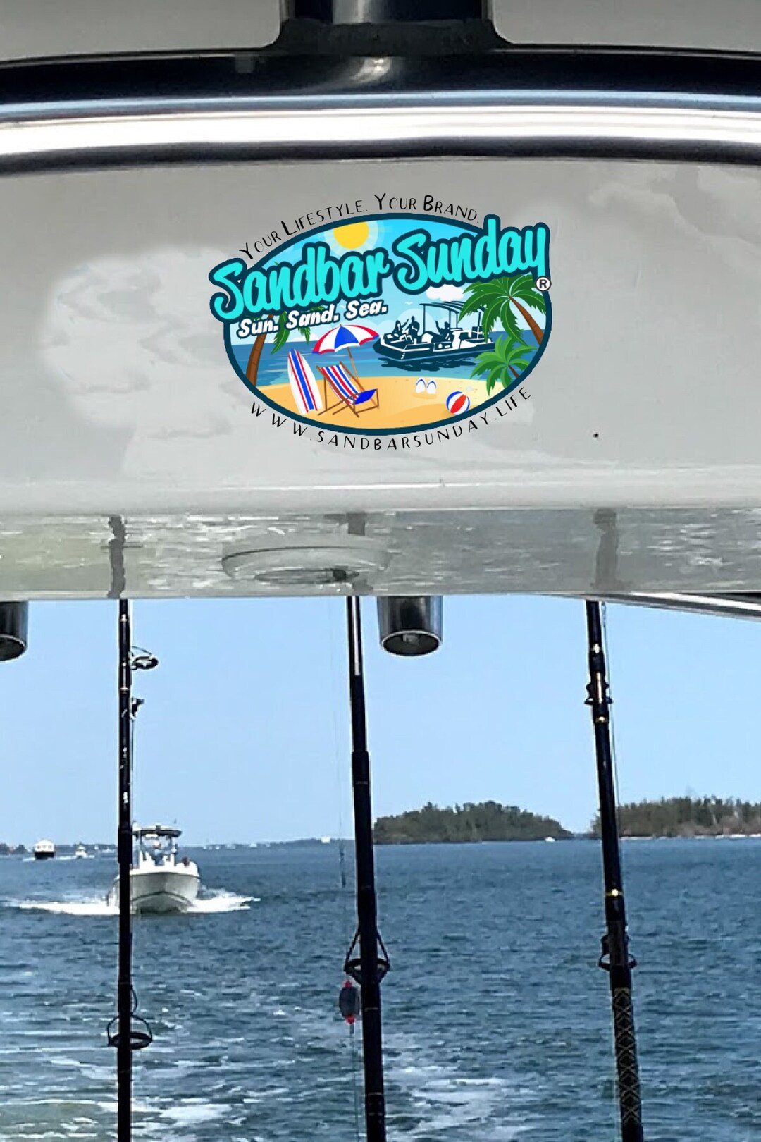 Sandbar Sunday Logo Kiss-cut Vinyl Decal - Etsy