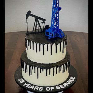 Drilling Rig Model Home Decor Room Decoration Desk Decor Cake Topper ...