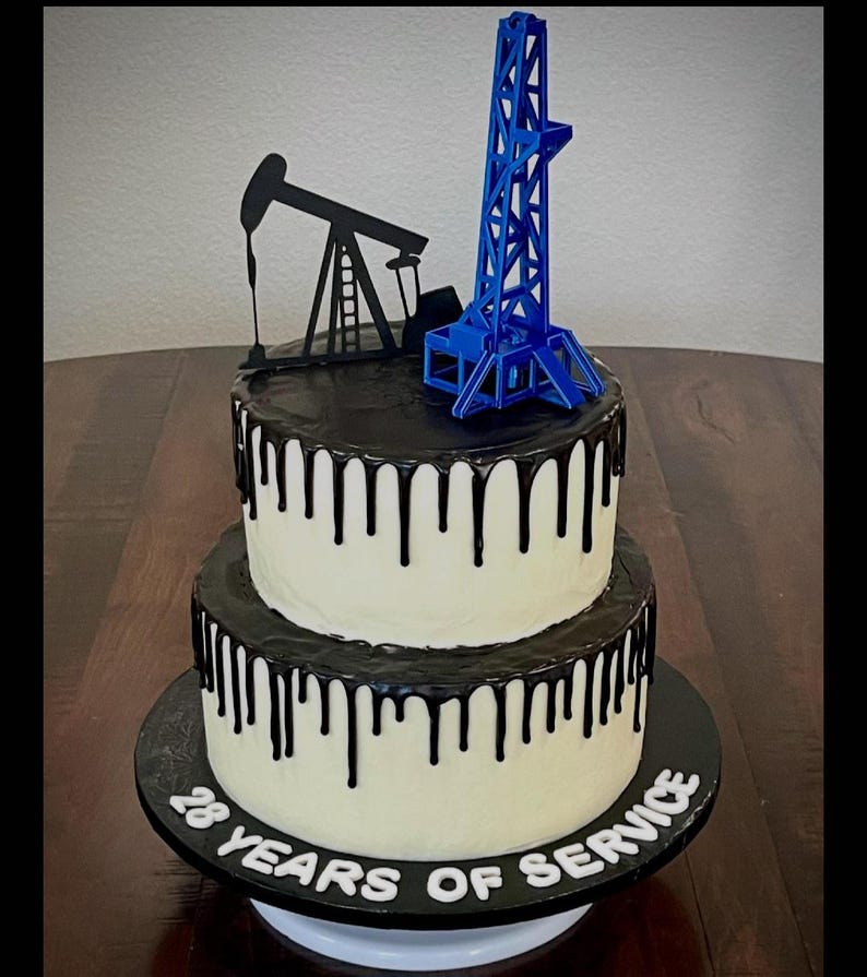 Drilling Rig Model Home Decor Room Decoration Desk Decor Cake Topper ...