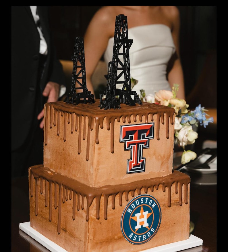 Drilling Rig Model Home Decor Room Decoration Desk Decor Cake Topper ...