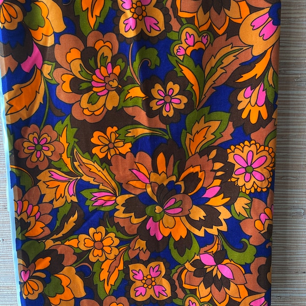 Vintage 1970s Fabric - Etsy