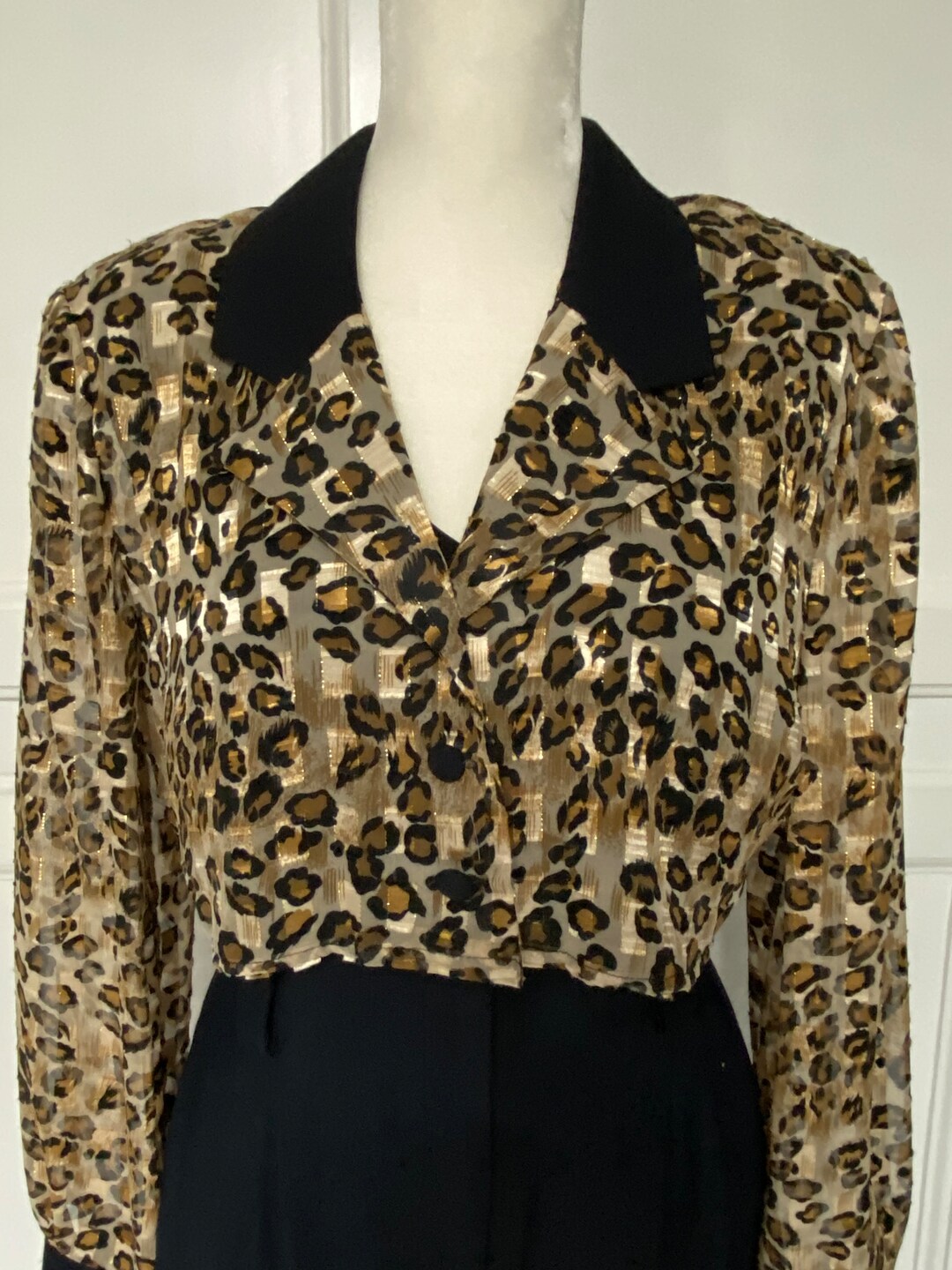 VTG 80's Sexy Jumpsuit, Metallic Sheer Jacket, Curve Enhancing, Disco ...