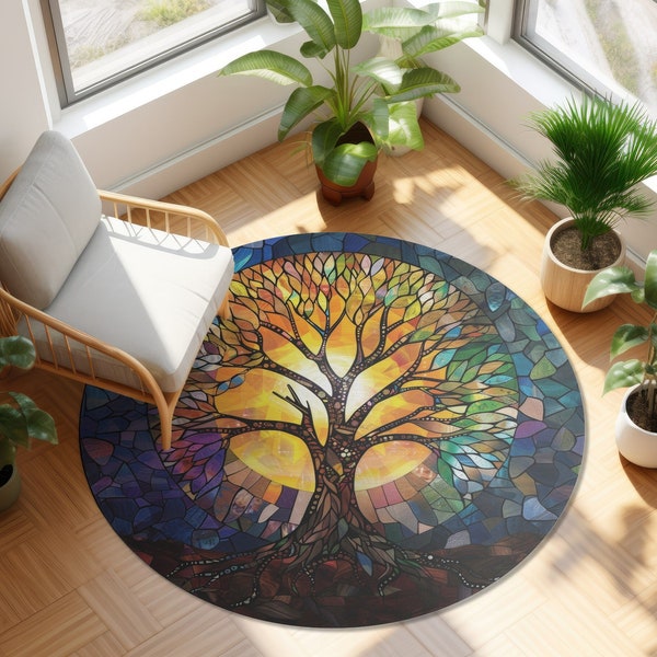 Stained Glass Rug - Etsy