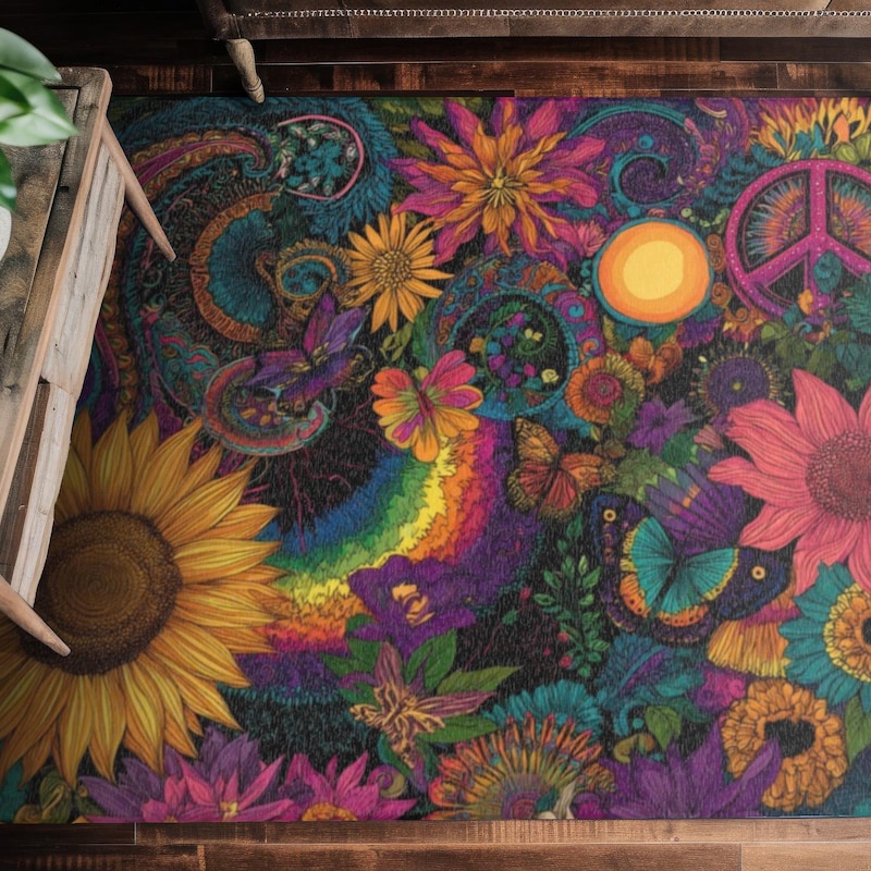 Hippie Rug - Etsy