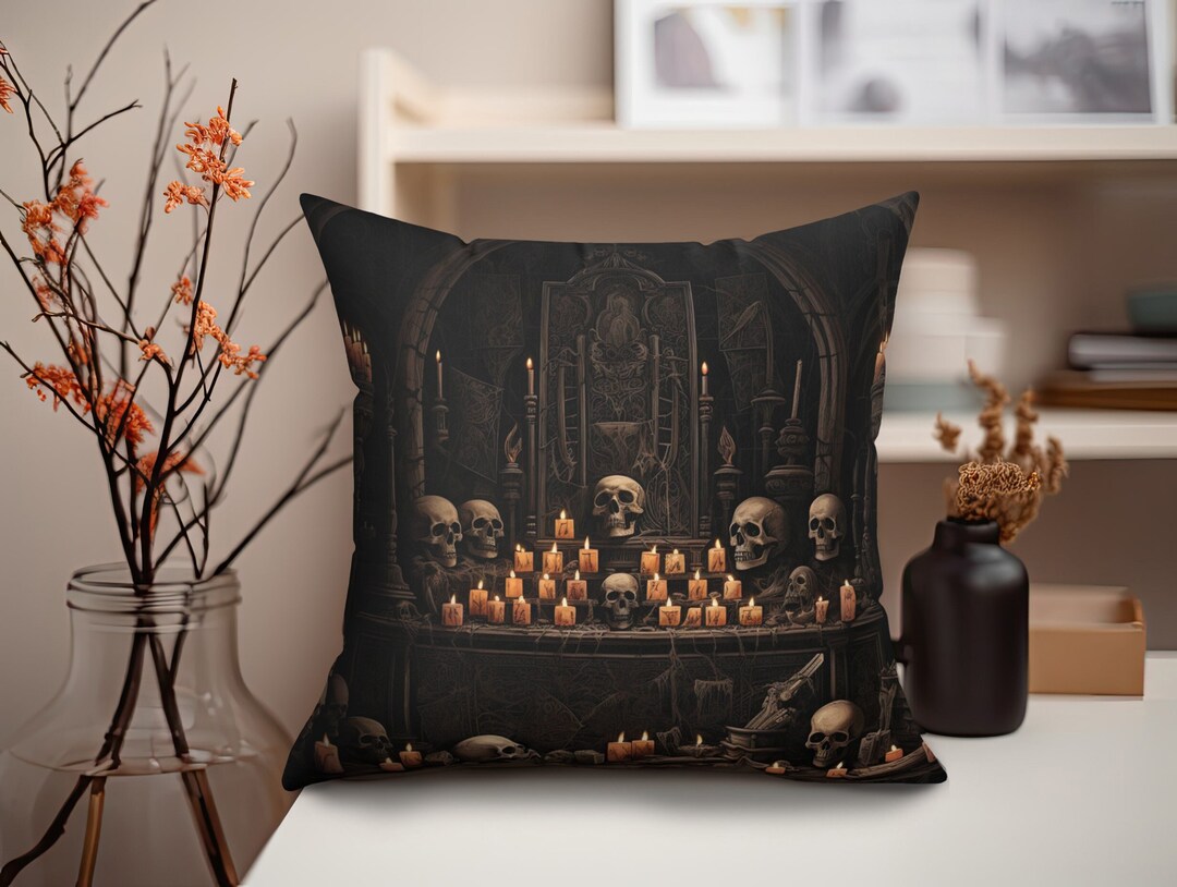Necromancer's Summoning Altar Double Sided Throw Pillow - Etsy
