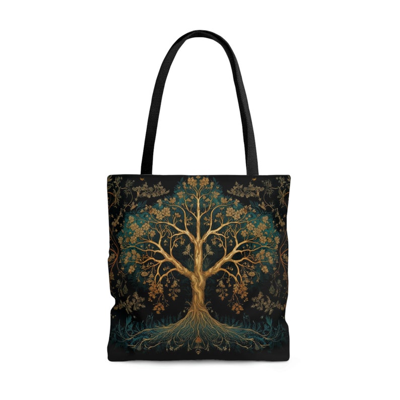 Alchemical Tree of Life 100% Polyester Tote Bag: Witchy Occult - Etsy