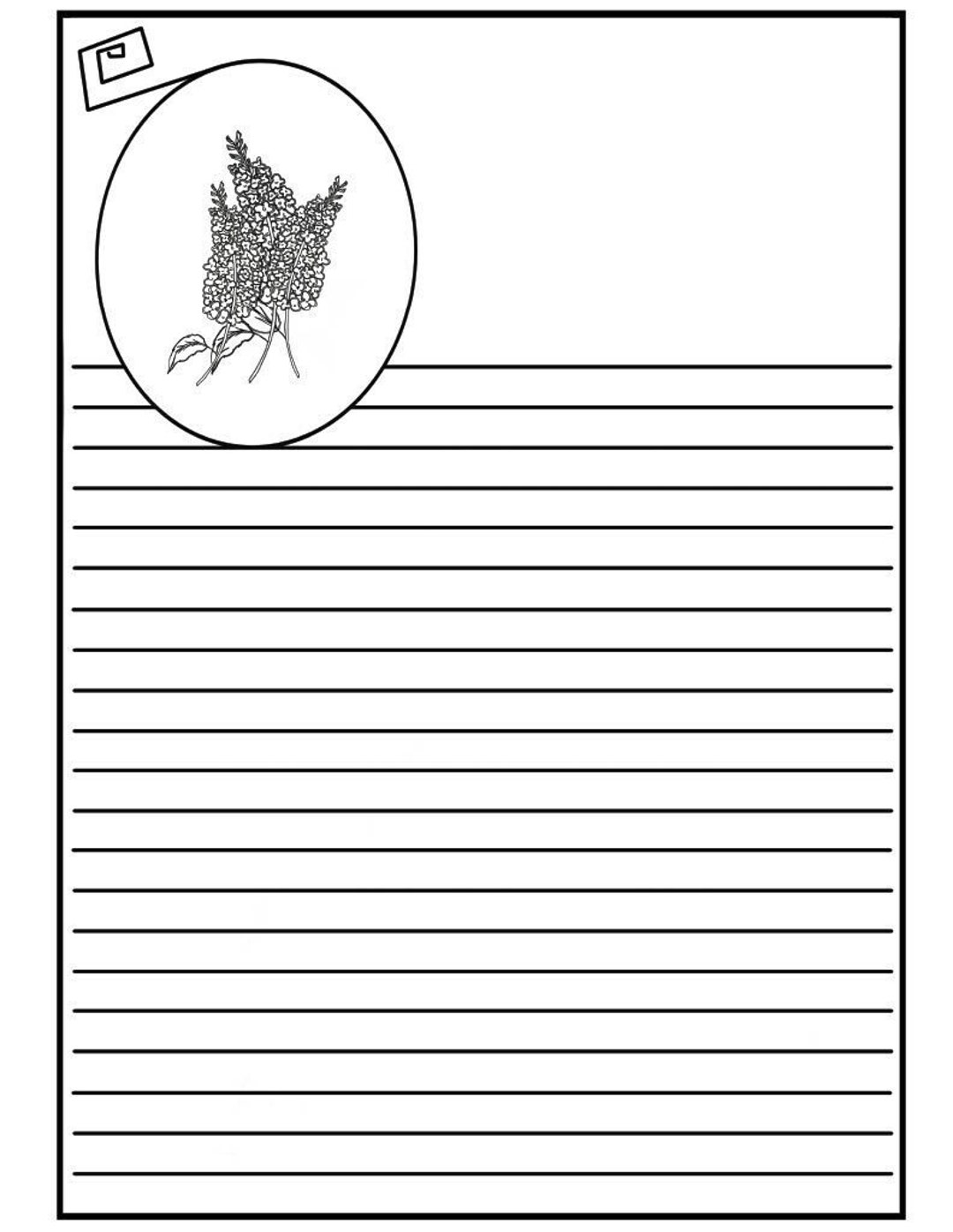 Floral Themed Printable Journal Pages - Etsy