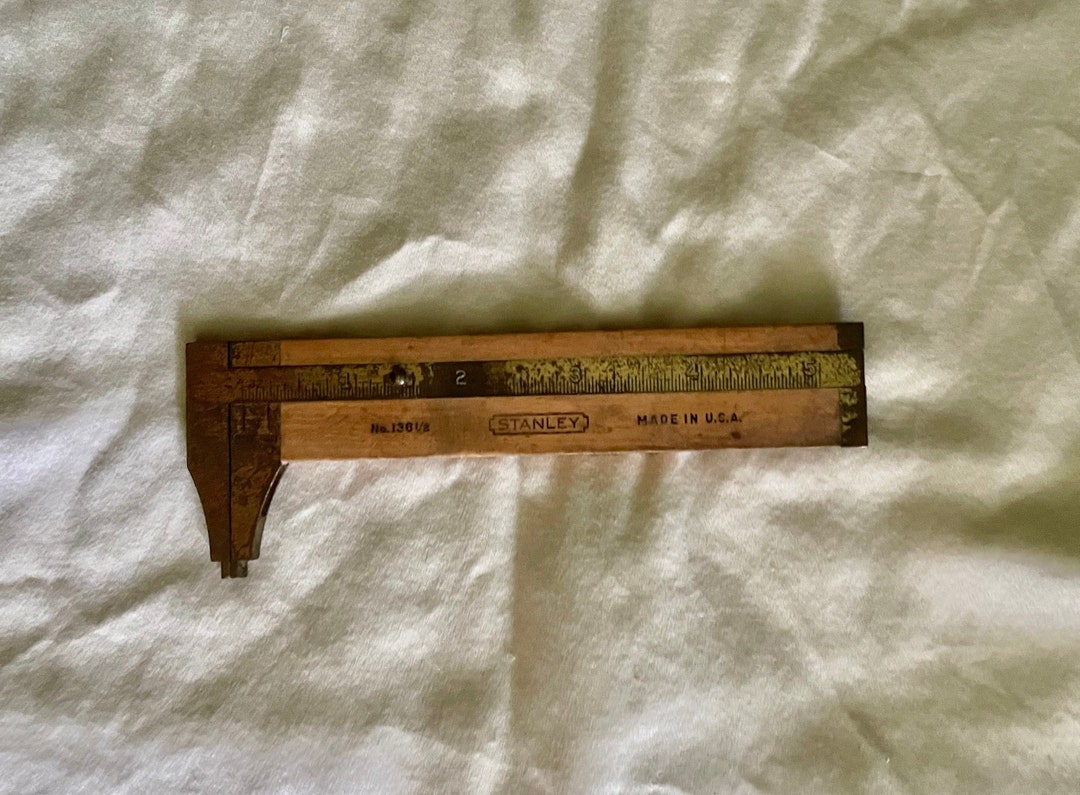 Stanley #136 1/2 Carpenter's Caliper Rule - Etsy