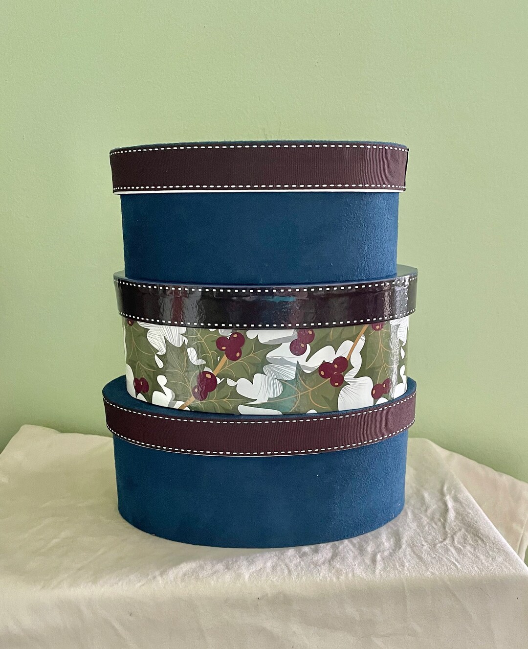 Decorative Nesting Boxes set of 3 - Etsy