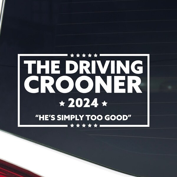 Driving Crooner Decals - Etsy