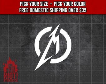 Metallica Vinyl Decal - Etsy