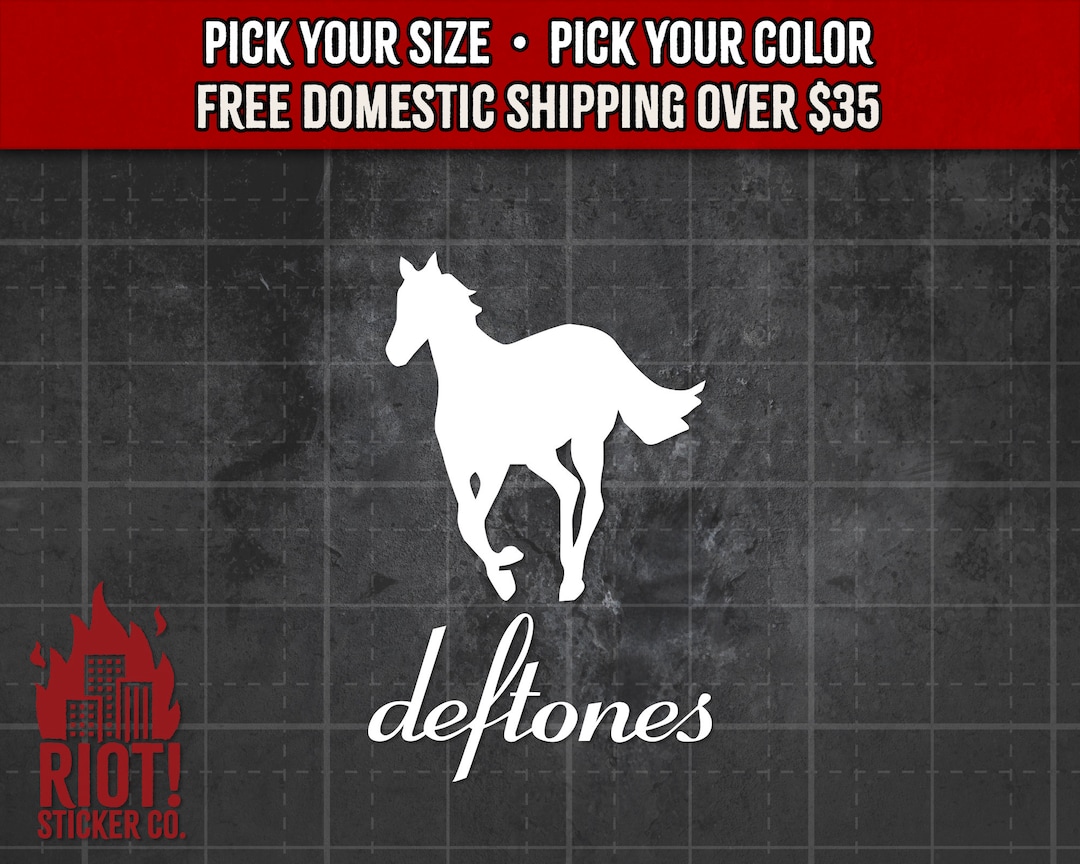 Deftones Pony Logo Vinyl Sticker Car Laptop Yeti Tumbler - Etsy UK