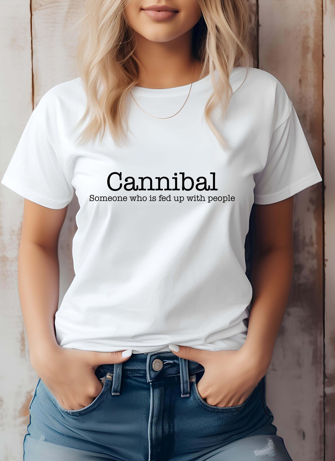 Cannibal Funny Slogan Women's Relaxed T-shirt - Etsy