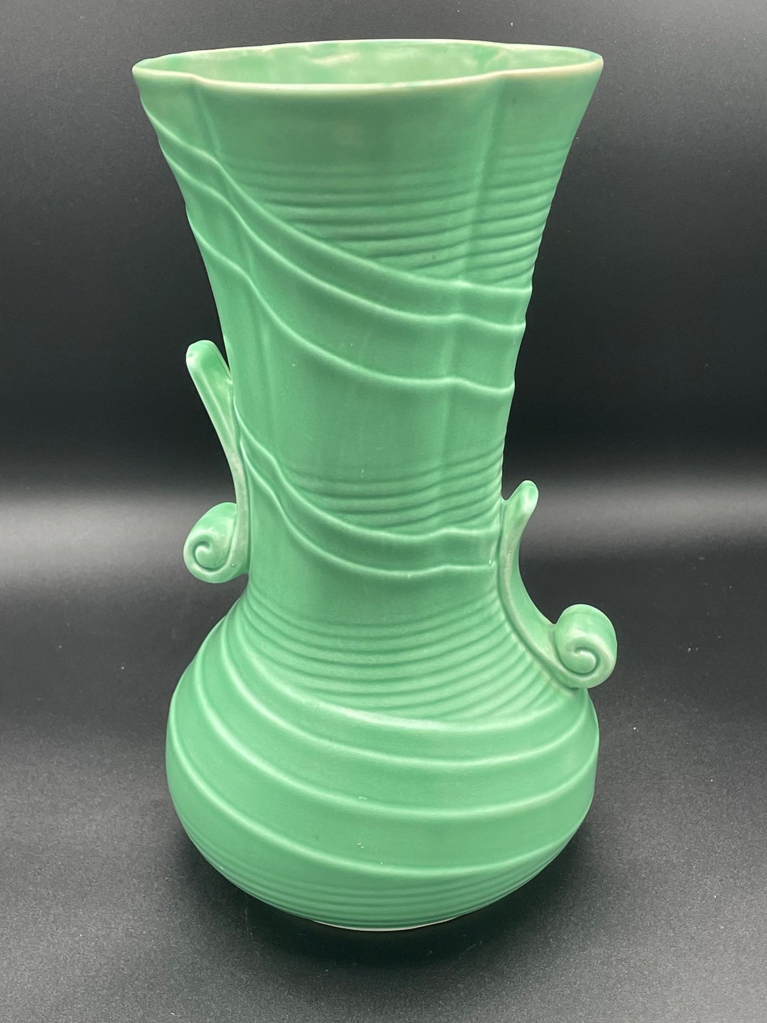 Cameron Clay 1930s Stoneware Floral Vase - Etsy