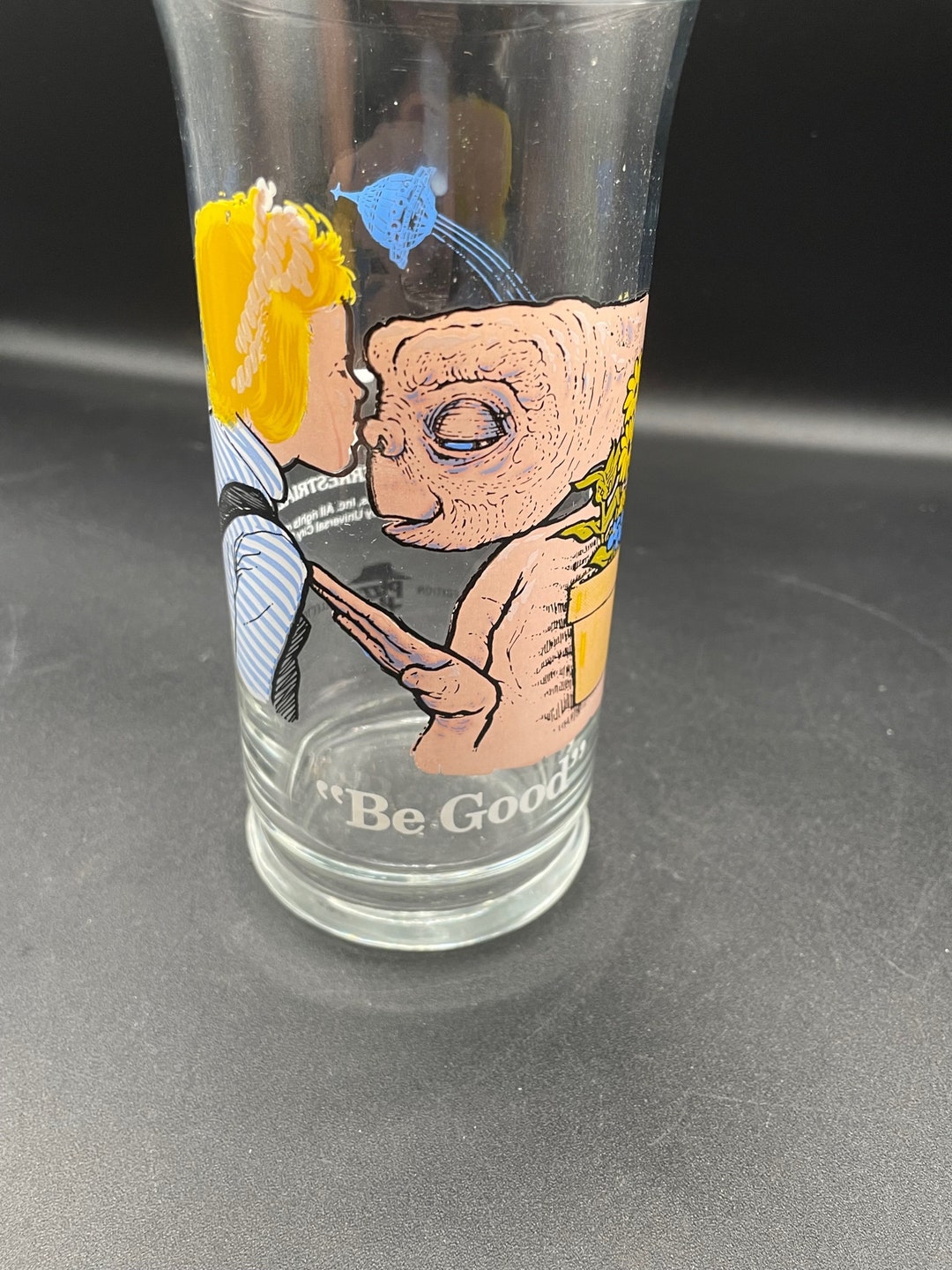ET "be Good" Tall Glass - Pizza Hut -1982-limited Edition - Etsy